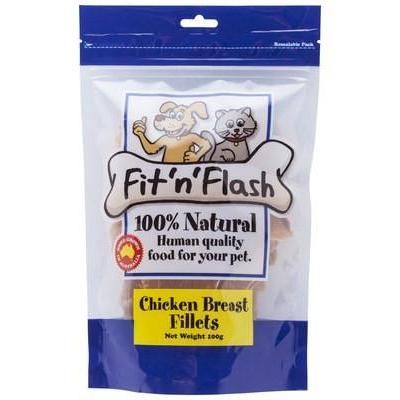 Fit'N'Flash Chicken Breast Fillet Treats - 100g - Minipet Online ...